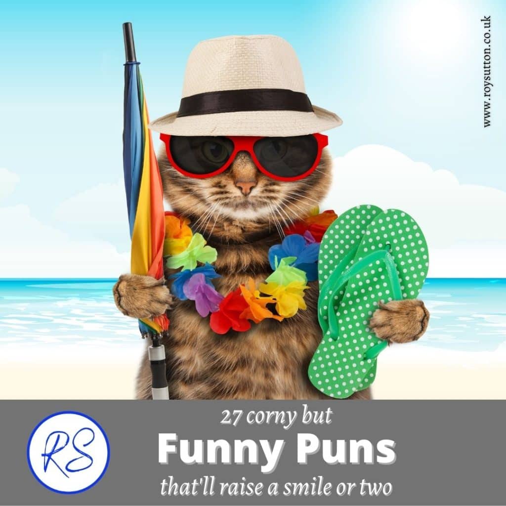 27 corny but funny puns to raise a smile or two - Roy Sutton