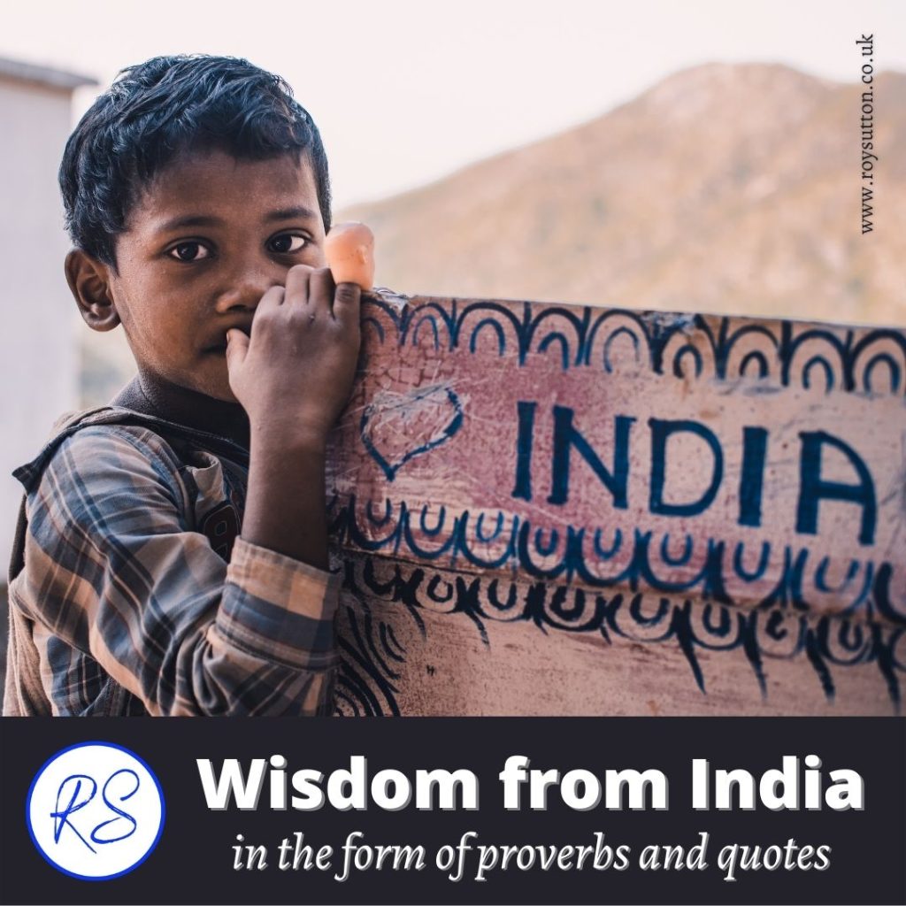 Wisdom from India: 33 proverbs and quotes - Roy Sutton