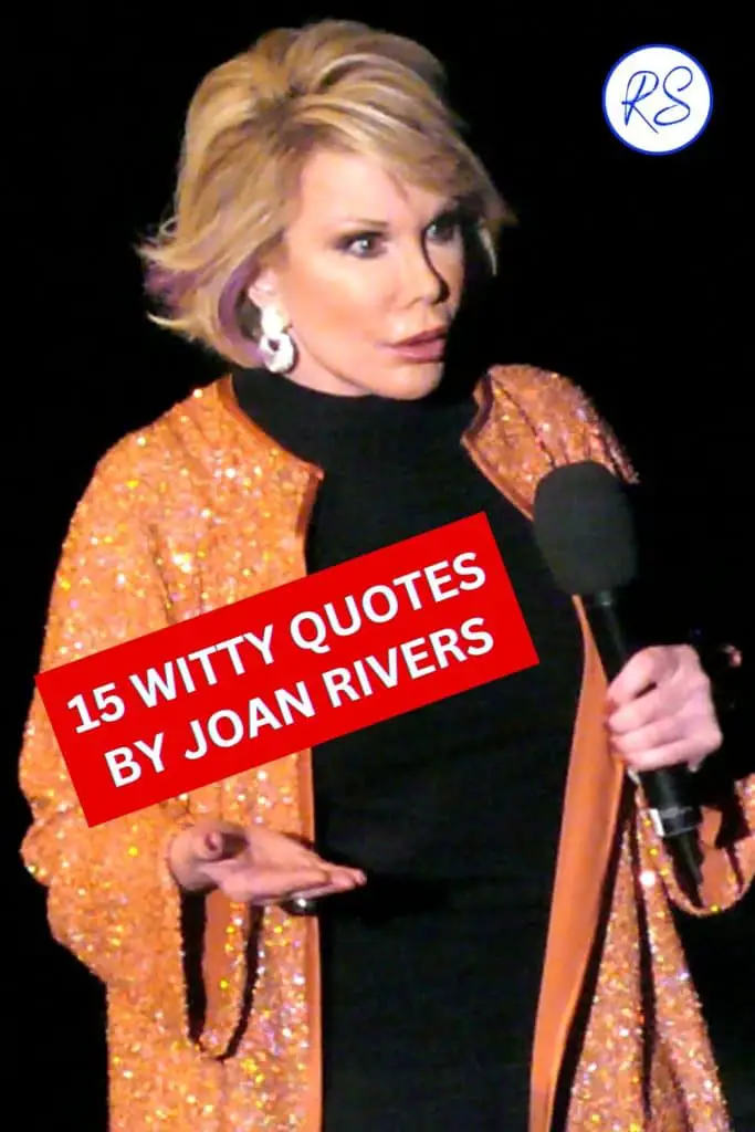 15 witty quotes by Joan Rivers to raise a smile - Roy Sutton