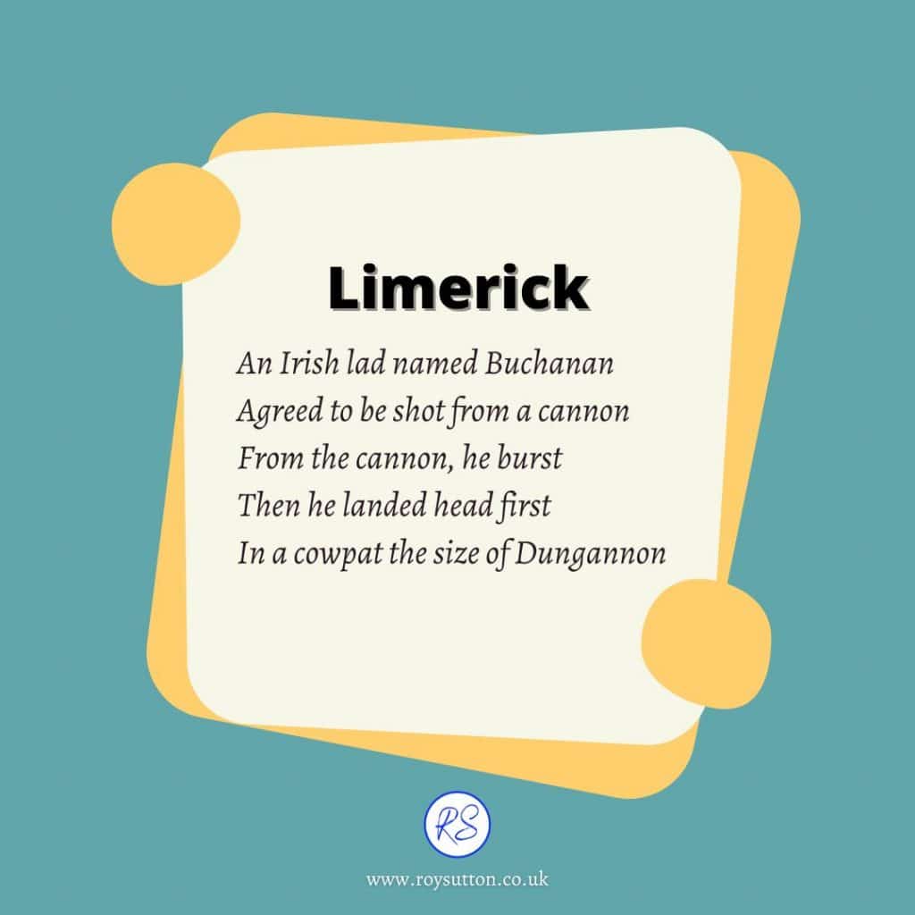 10 original Limerick poems for your entertainment - Roy Sutton