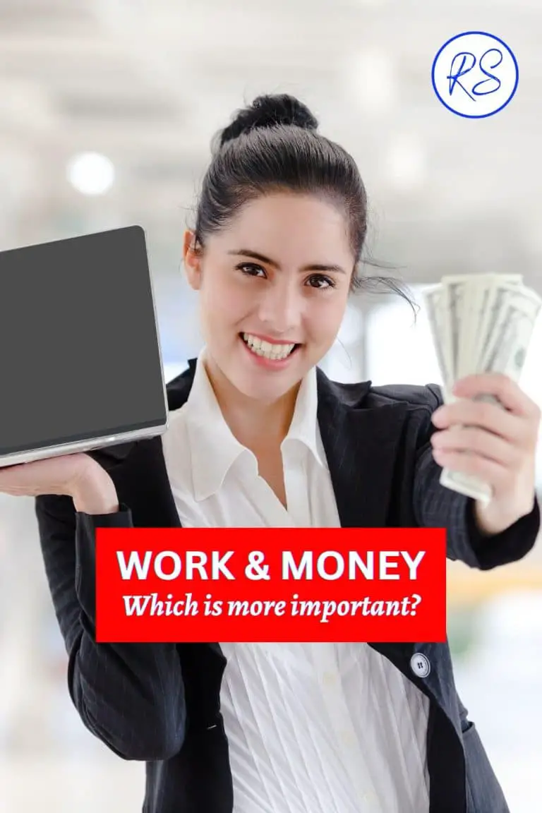 Work and Money: Which is more important? - Roy Sutton