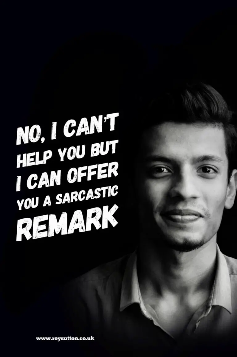 Sarcasm Archives - Roy Sutton