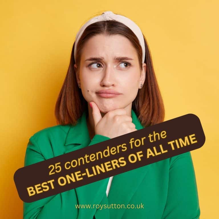 25 contenders for the best one-liners of all time - Roy Sutton