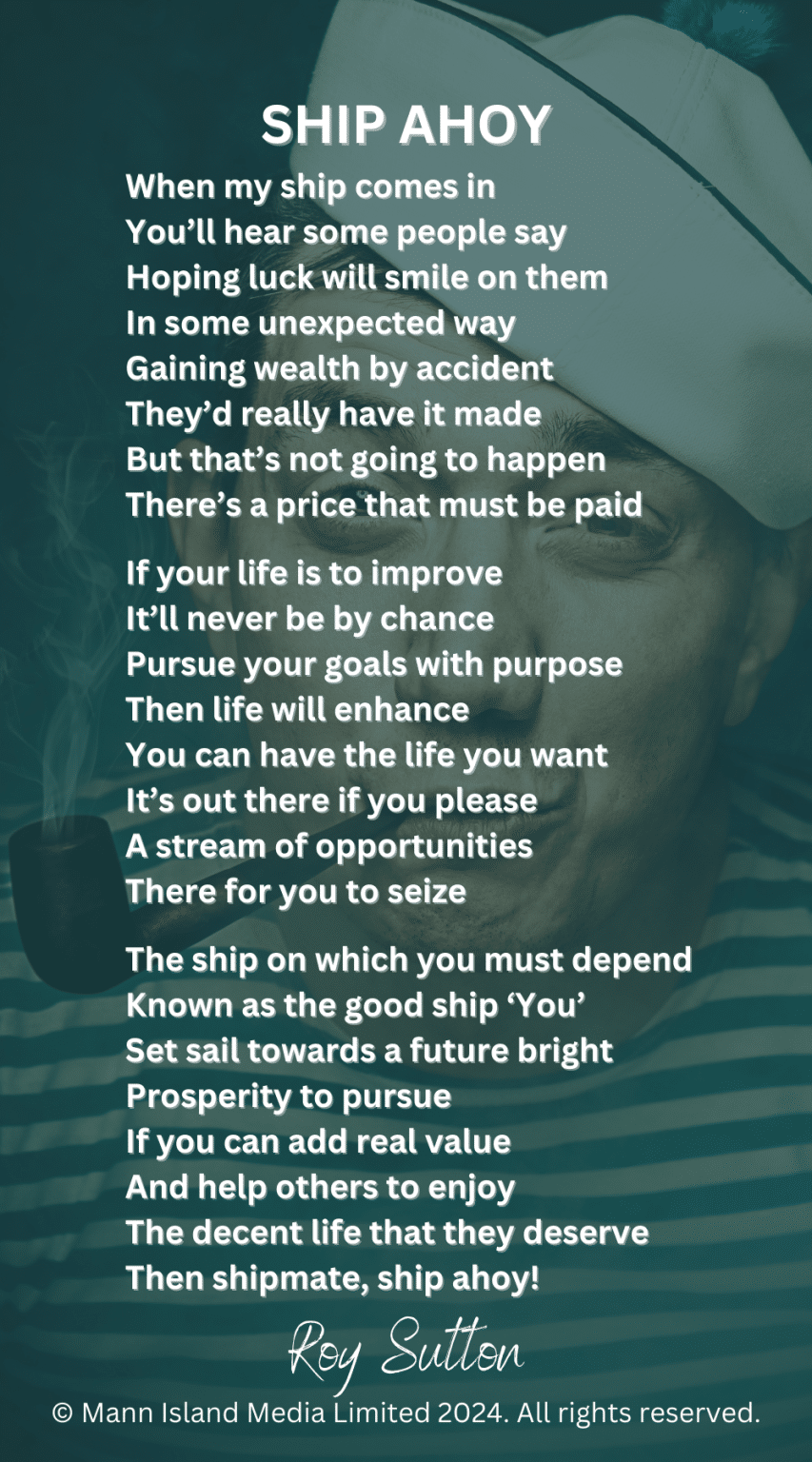 2 more original poems to get you thinking - Roy Sutton