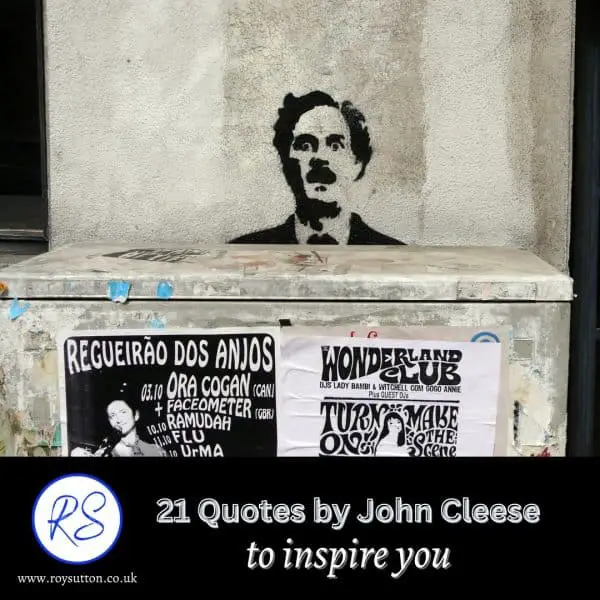 21 Interesting quotes by John Cleese to inspire you - Roy Sutton
