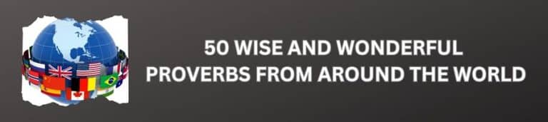 50 wise and wonderful proverbs from around the world - Roy Sutton