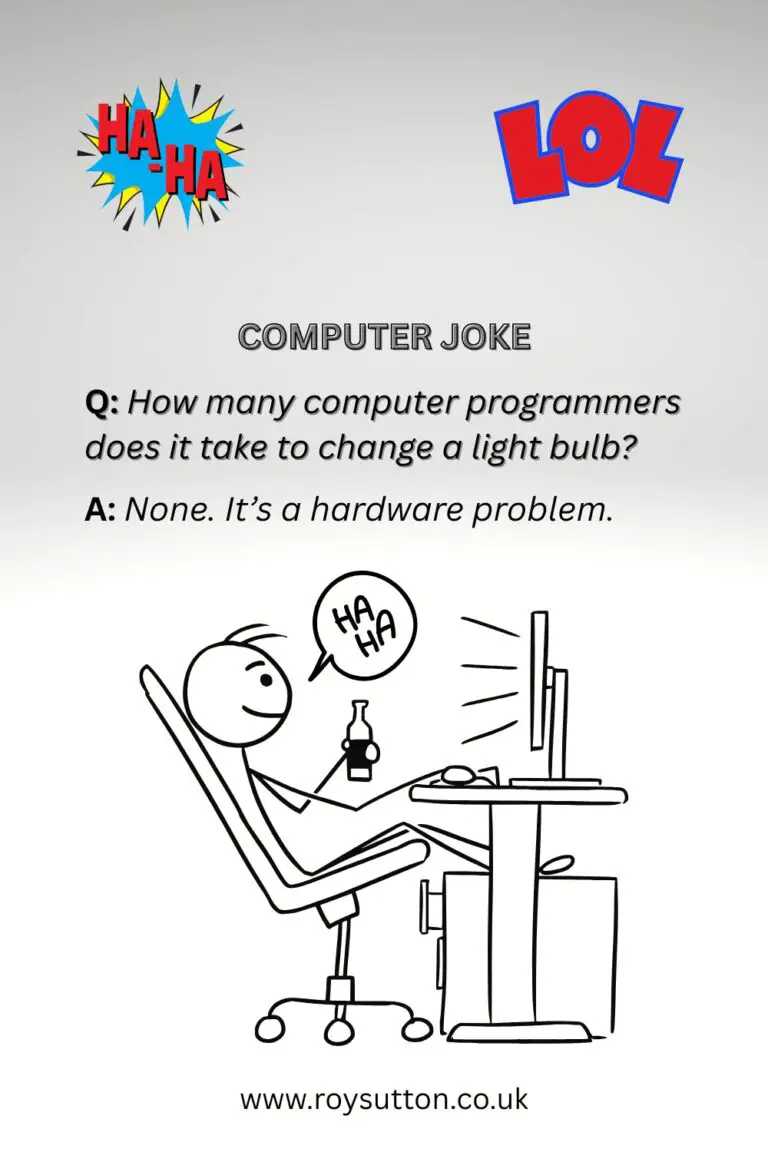 21 funny computer nerd jokes that will tickle you - Roy Sutton