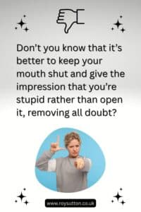 Sarcasm Archives - Roy Sutton